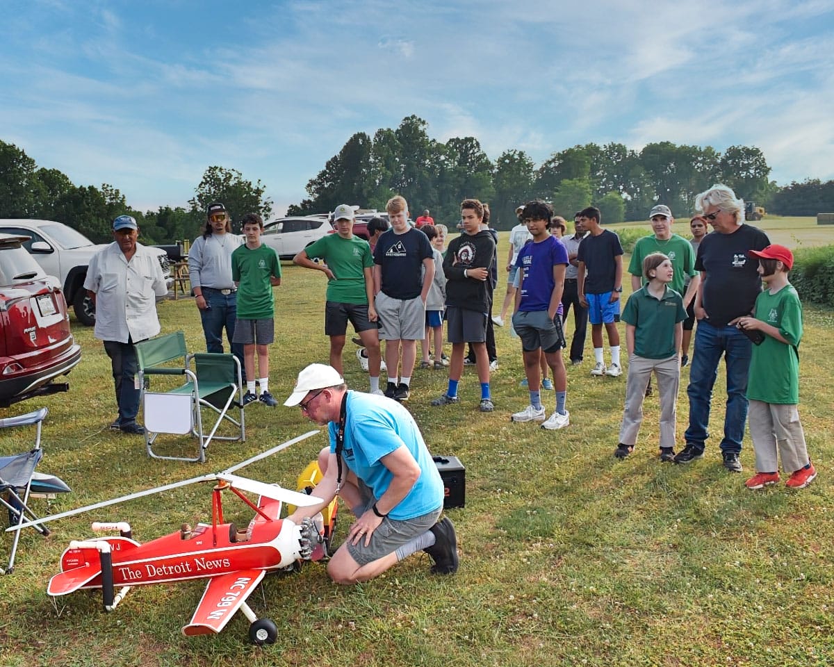 Boy Scouts at Sisk Field